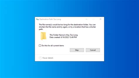 how to make windows 10 accept file paths over 260 characters