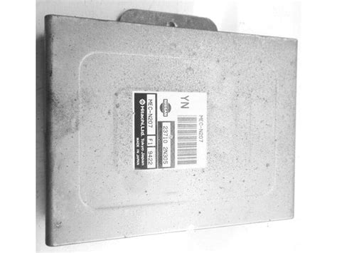 ECUfile Nissan Almera 1 4 MEC N207 23710 2N305 YN Ecu Backup
