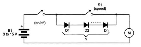 Two Speed Motor Control Using Diodes Mec028e