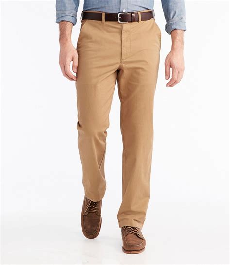 Mens Lakewashed Stretch Khakis Natural Fit Straight Leg Pants At L