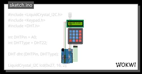 Keypadandlcd Pin Wokwi Esp32 Stm32 Arduino Simulator