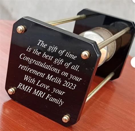 Sand Timer Engraved Hourglass Custom Personalized Sand Timer Best T