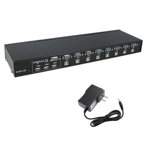 Port VGA USB External KVM Switch Box Manual Switcher Support X Black Shopee Philippines