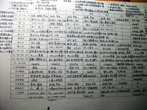 清华学霸学习计划表真迹 word文档在线阅读与下载 免费文档