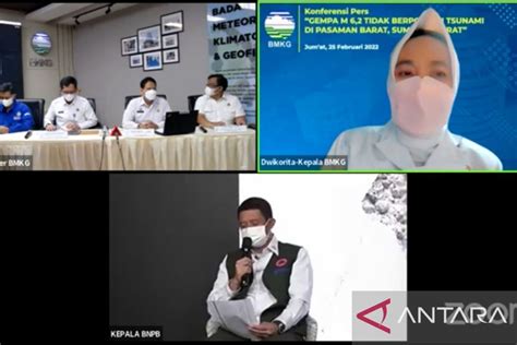 BMKG Catat Sumbar Diguncang 10 Kali Gempa Merusak ANTARA News