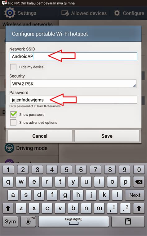 Cara Mengganti Username Dan Password Wifi Hotspot Di Smartphone Samsung