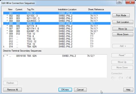 Define Wire Connection Sequence Autodesk Community
