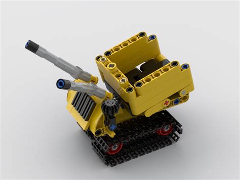Lego Moc 42163 Tracked Mini Dumper By Larsagri Rebrickable Build