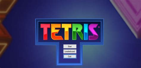 Github Martin01238tetris Game
