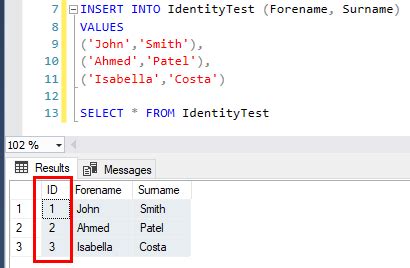 Why Are There Gaps In The Identity Column In My SQL Database Purple Frog Systems