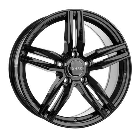 One Piece New Custom Wheel 18x85 In For Romac Venom Gloss Black 18