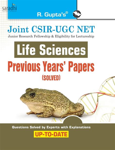 Joint Csir Ugc Net Life Sciences Previous Years Papers Solved R