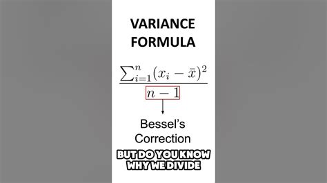Bessels Correction W Caps Datascience Machinelearning Statistics