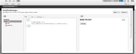 Script Portlet In Websphere Portal Server V85 2