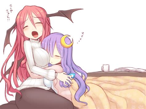 Patchouli Knowledge And Koakuma Touhou Drawn By Kuresento Danbooru