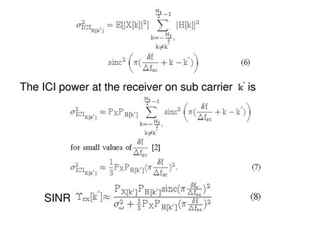 Ppt Performance Analysis Of Ofdm Systems With Adaptive Sub Carrier Bandwidth Powerpoint