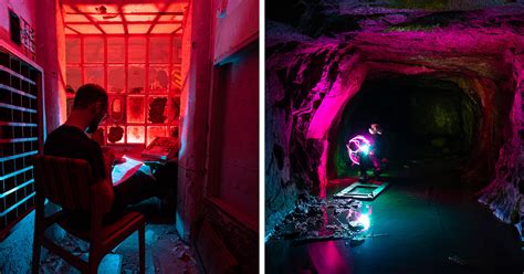 I Camp With My Friends In Abandoned Places To Photograph Them At Night