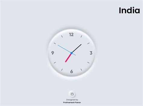 Github Redop Clock Neomorphism Clock Design In Html Css