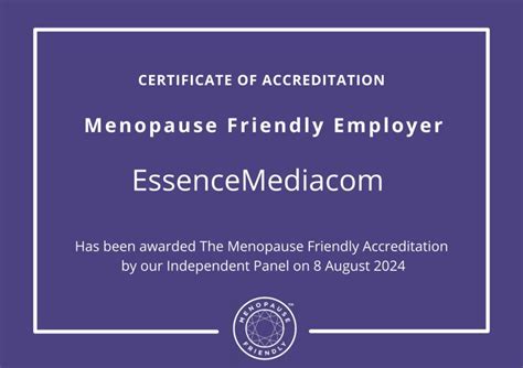 Essencemediacom Uk On Linkedin Menopausefriendlyemployeraccreditation