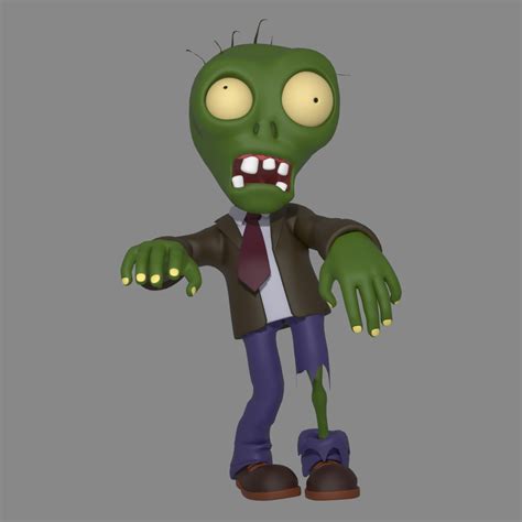 3d Cartoon Zombie Model Turbosquid 1988863