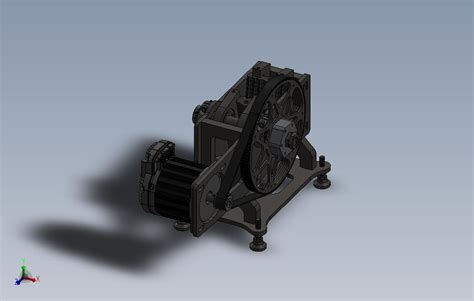 颚式破碎机3d模型solidworks 2016模型图纸免费下载 懒石网