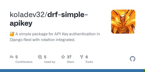 GitHub Koladev Drf Simple Apikey A Simple Package For API Key Authentication In Django