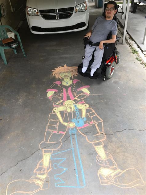 Sora From Kingdom Hearts Memy Dad Chalk 2020 Scrolller