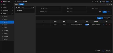 Simple Admin Go 语言分布式后台管理系统 V120 发布 Oschina 中文开源技术交流社区