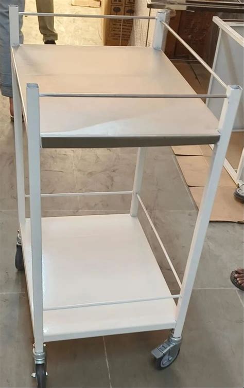 Stainless Steel Hospital Bedside Trolley At ₹ 3550 Piece Medical Dressing Trolley In Jaipur