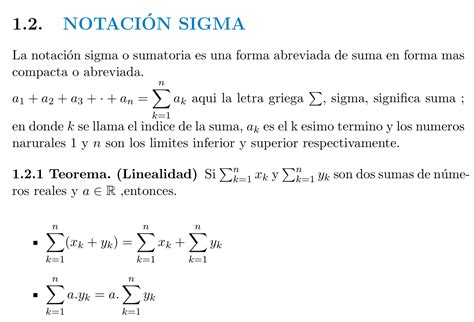 Notación Sigma “definición Y Ejemplos” Bloque 10