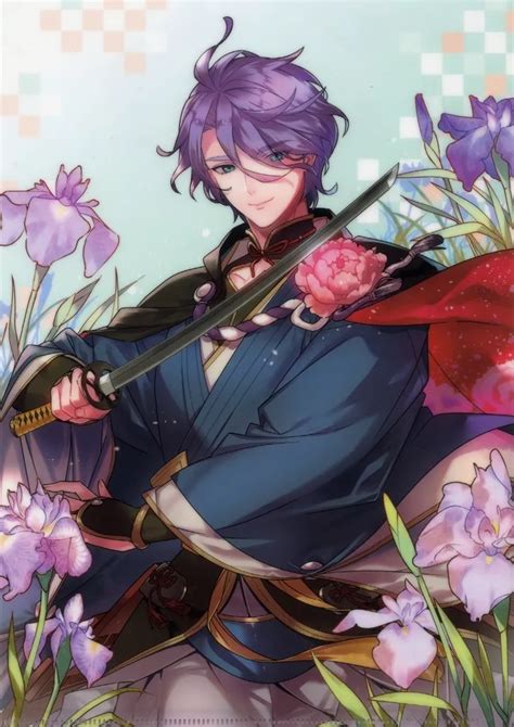駿河屋 歌仙兼定 描き下ろしイラスト A4クリアファイル 「文京区×刀剣乱舞 Online 細川の名刀と巡る文のみち～目白台・関口の雅