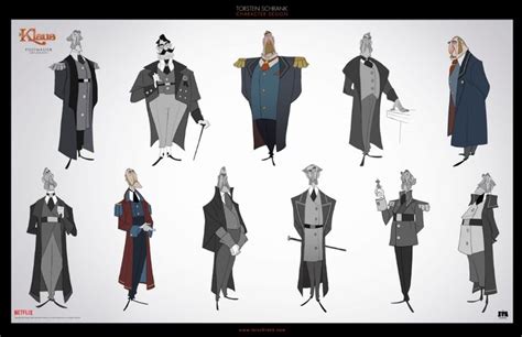 Klaus Netflix Torsten Schrank Character Design Character Design