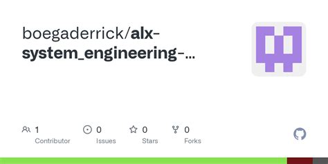 Github Boegaderrick Alx System Engineering Devops
