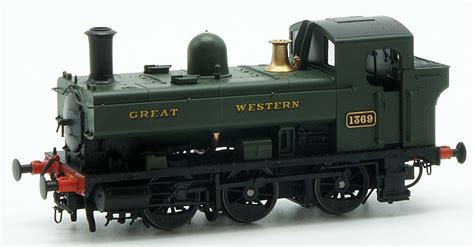 Heljan Oo Gwr 1369 0 6 0pt 1366 Class Pannier Tank Gwr Green Lettered