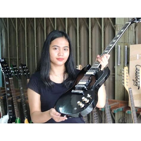 Jual Gitar Elektrik Gibson Sg Hitam Shopee Indonesia