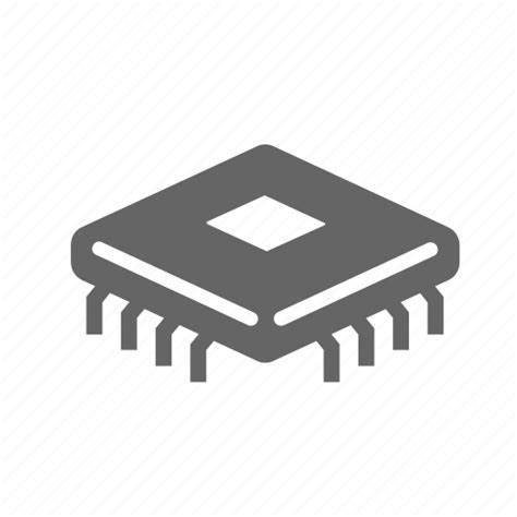 Chip Component Electronic Processor Technology Icon Download On