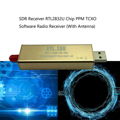 Receptor Sdr Rtl2832u Chip Ppm Tcxo Software Receptor De Radio Sin