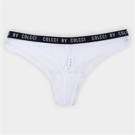 Calcinha Colcci Fio Dental Duplo Branco Zattini