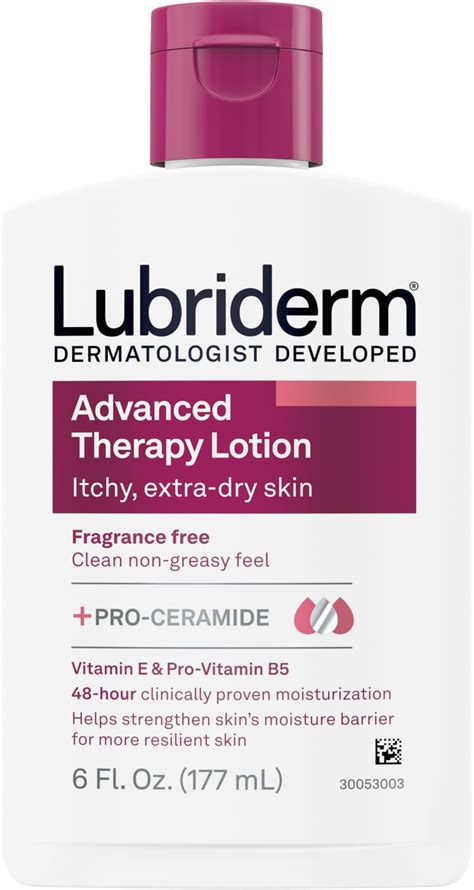 Amazon Lubriderm Daily Moisture Lotion Fragrance Free 6 Oz Pack