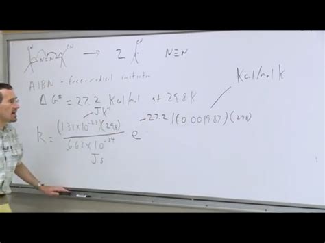 Eyring Equation Organic Chemistry Science Forums