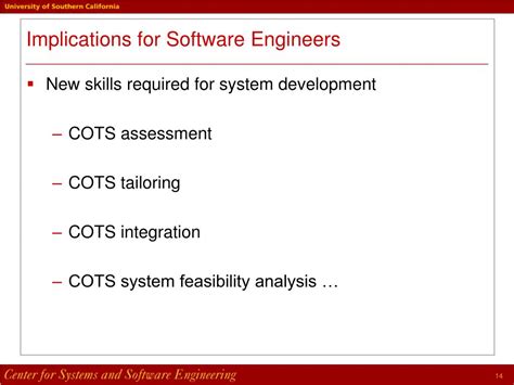 ppt cots based systems powerpoint presentation free download id
