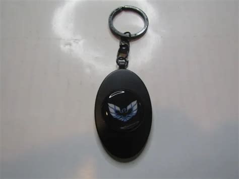 PONTIAC FIREBIRD TRANS AM Bleu Blanc Oiseau Ailes Logo Porte Clés Métal