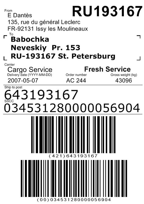 Ucc 128 Label Template Printable Calendars At A Glance