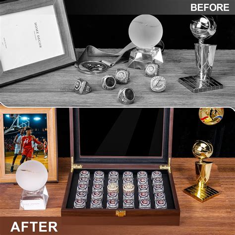 Ring Display Case Championship Sports Baseball Ring Display Case Box For
