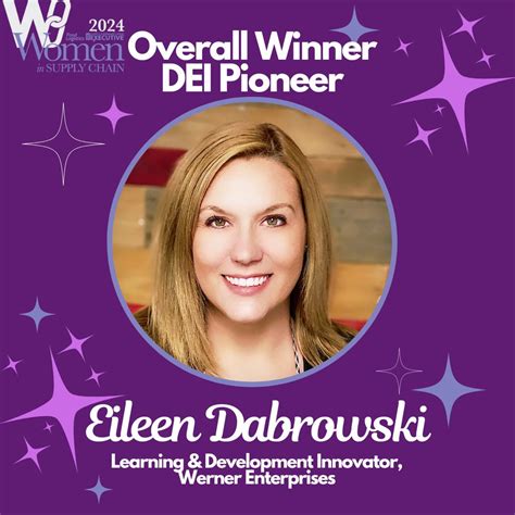 For Eileen Dabrowski Learning And Development Innovator At Werner Enterprises And The Overall