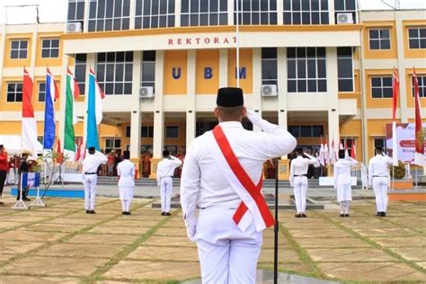 Ubm Gorontalo Tuan Rumah Pelaksanaan Upacara Hut Ke 79 Kemerdekaan Ri