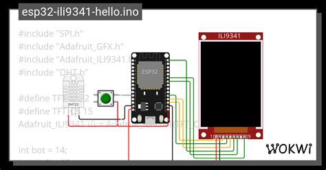 Tft Com Dht Wokwi Esp32 Stm32 Arduino Simulator