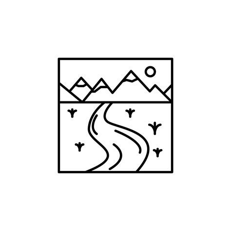 Curve Outline Vector Icon 22340247 Vector Art At Vecteezy