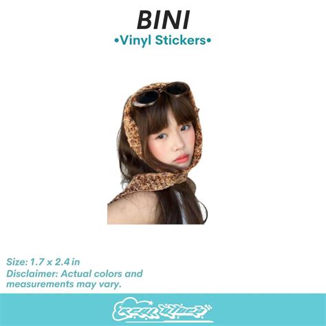 Bini Maloi Mikha Jhoanna Gwen Stacey Aiah Colet Sheena Logo Sticker