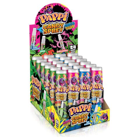 Pappi Spray Candy 24 X 28g